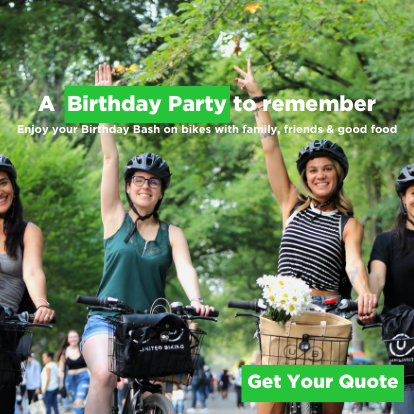 Bike Tour for Birthday | Group Birthday Bike Rental | Unlimited Biking